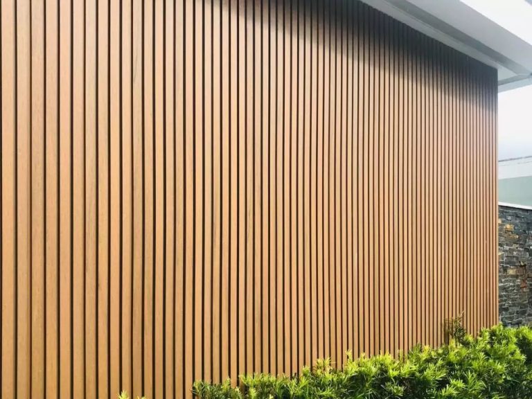 Wood Tech Siding Exterior Wall Panel – Teak Light Brown – Wood Panel ...