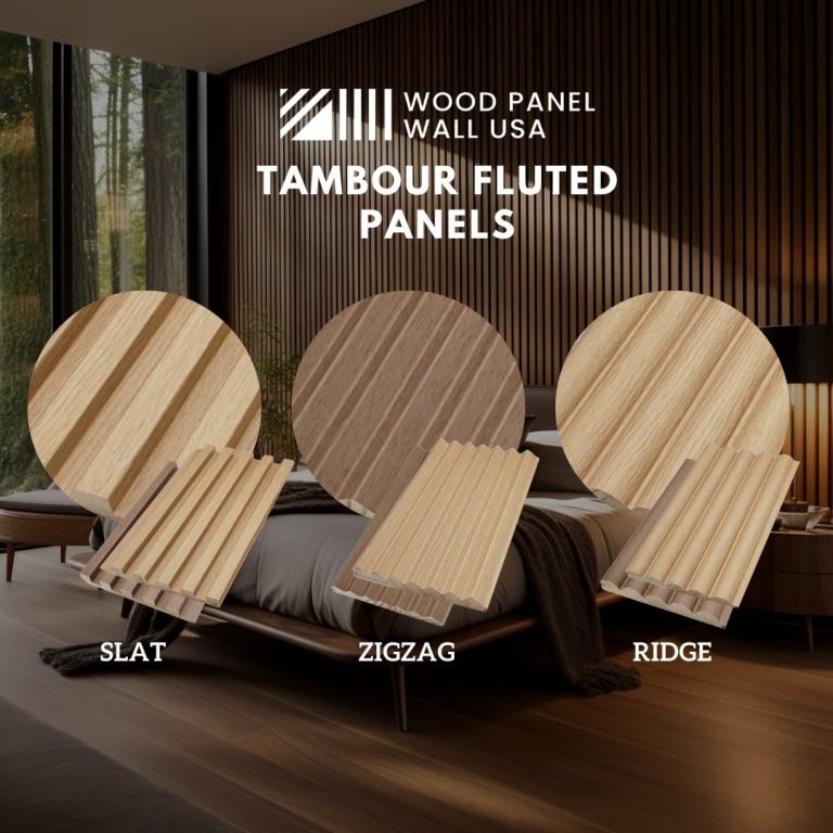 Solid Tambour Wood Panel Samples 6 Pack – Wood Panel Wall Canada